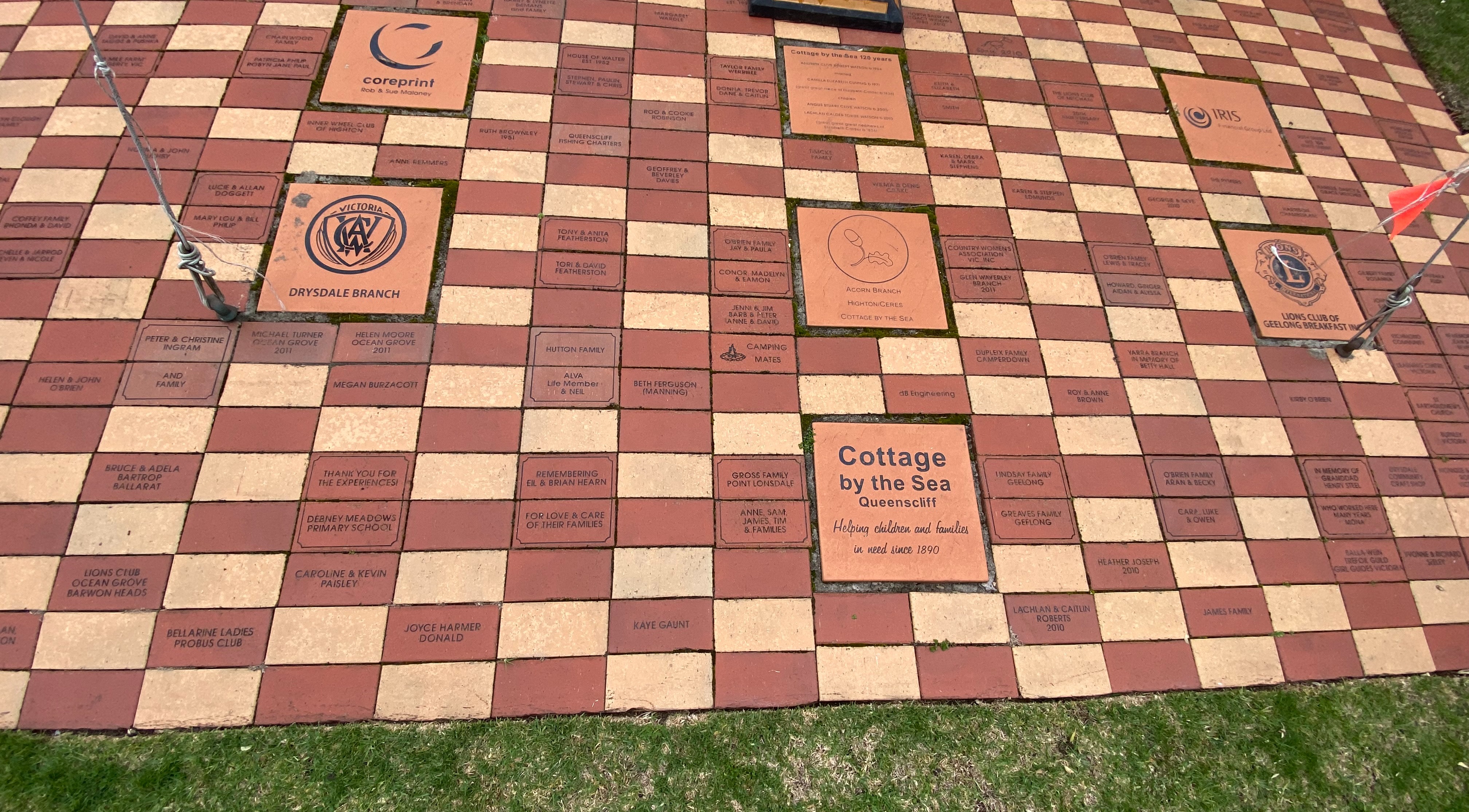 Commemorative paving project - Cottage by the Sea